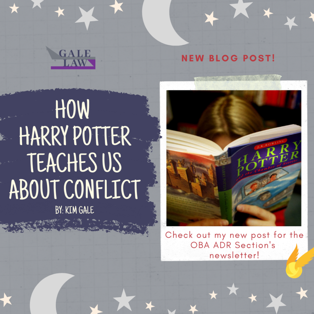 How you can learn conflict resolution from Harry Potter - Gale Law ...