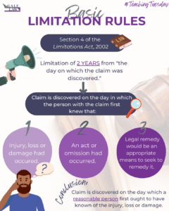 Limitation Periods – Basic and Ultimate - Gale Law Professional Corporation